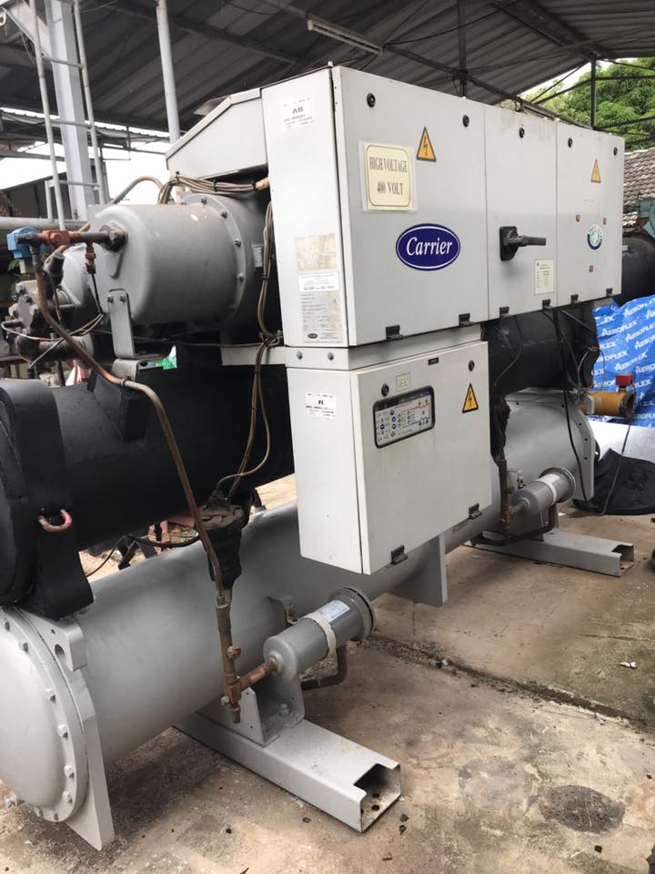 Water Cooled Chiller ” Carrier ” 2002 Cooling Cap. 120 Tons | Chiller ...